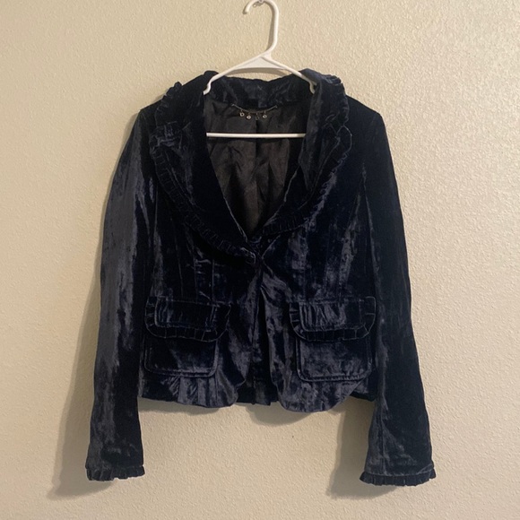 bebe | Jackets & Coats | Copy Vintage Bebe Velvet Blazer | Poshmark